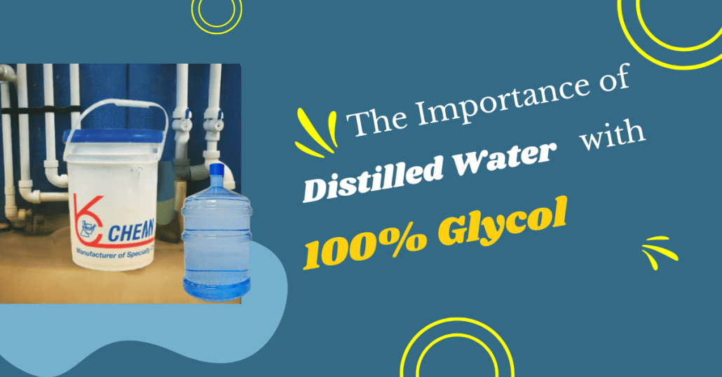 The Role of Distilled Water and100% Hydronic Heating Glcyol